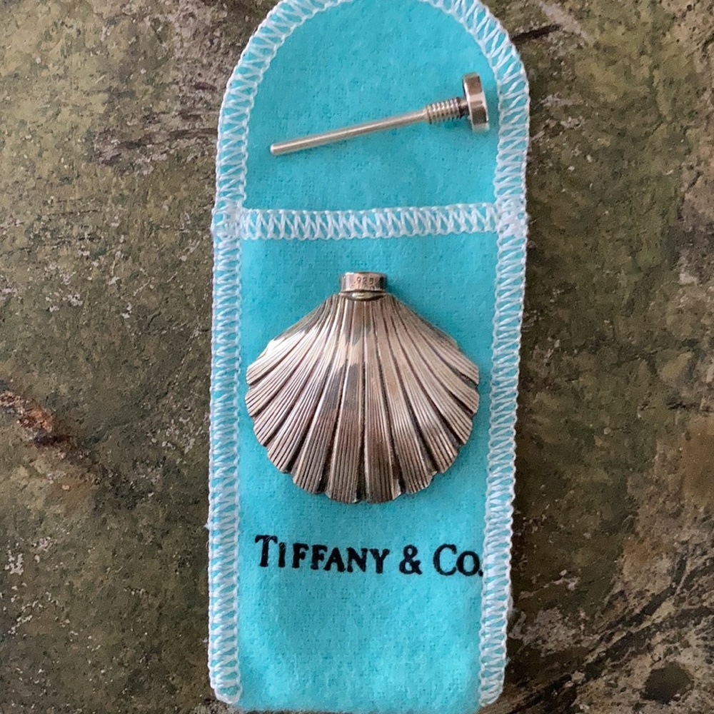 Tiffany Silver Shell Perfume Bottle - Gem